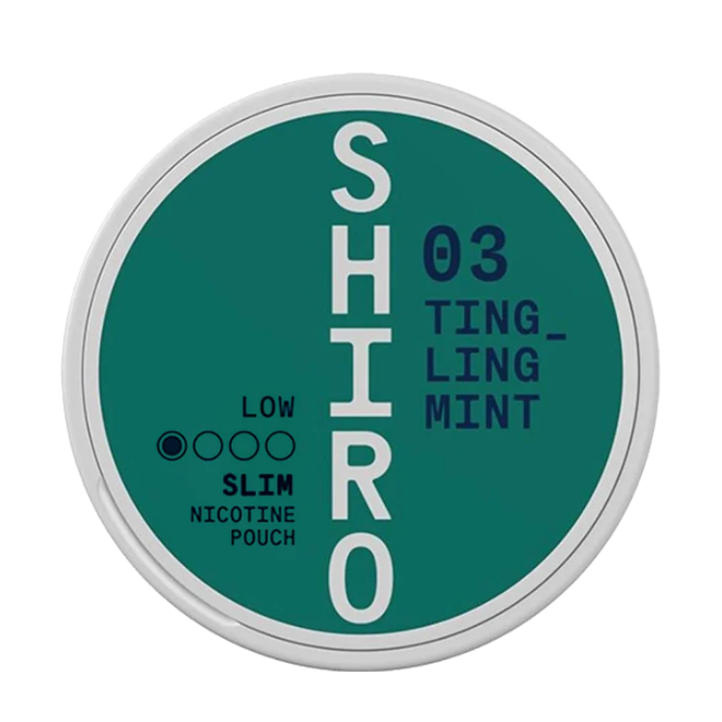 Shiro 03 Tingling Mint Low Snus Con Sconto sul Volume!!
